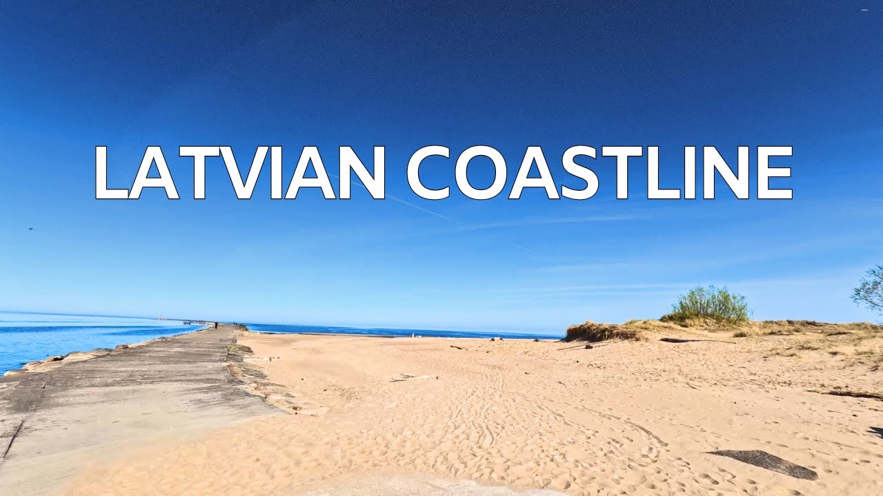 Peaceful Riga coastline Walking Tour | Baltic Sea, Birdsong, Fishermen ...
