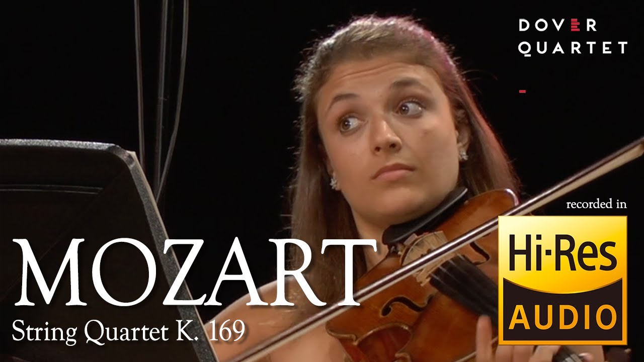 Mozart String Quartet K. 169 - The Dover Quartet - YouTube