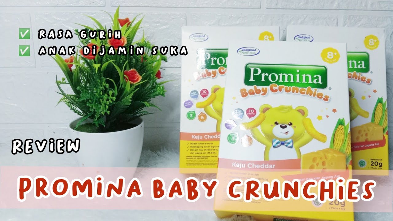 Review Promina Baby Crunchies || Camilan Bayi - YouTube