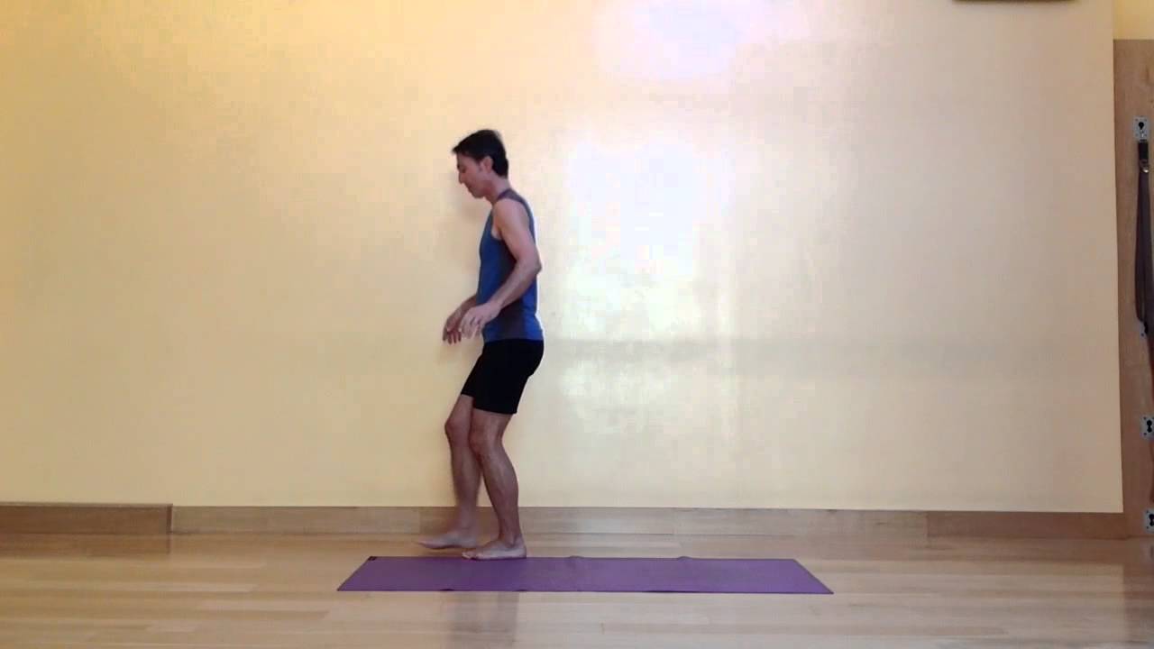 Baxter's Weekly Yoga Balance Pose: I Walk the Line - YouTube