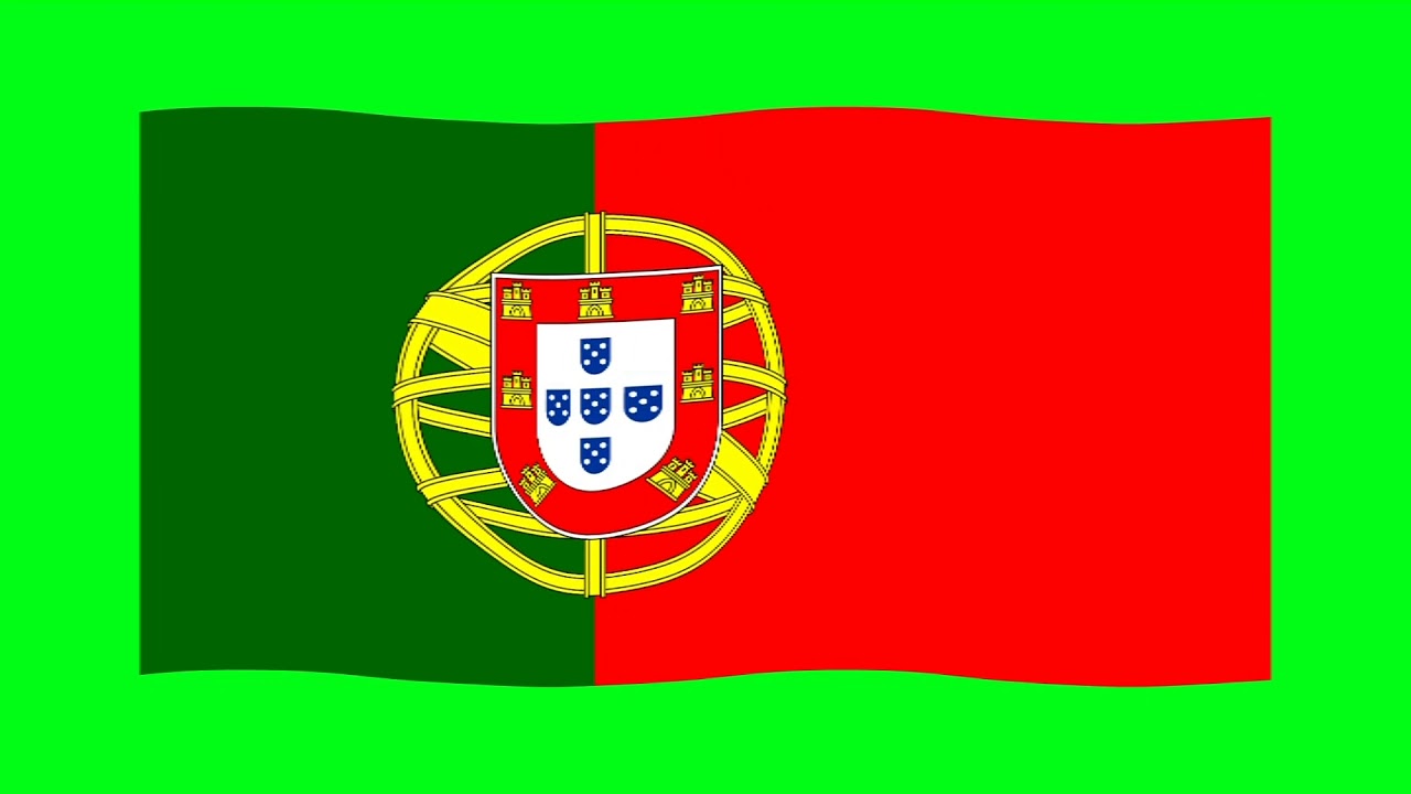 Green Screen Portugal Flag | Green Screen Portugal Waving Flag |Green ...