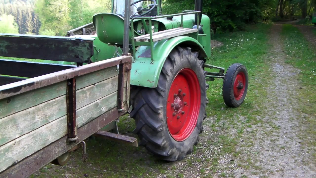 Fendt 1954 dieselross F28 - YouTube