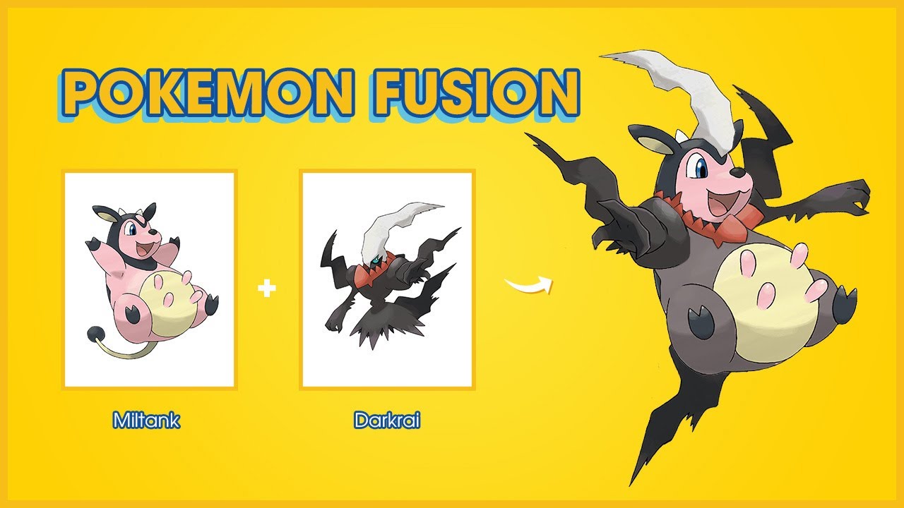 Pokemon Fusion | Miltank + Darkrai - YouTube