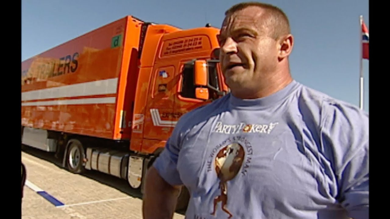 Two Rivals Attempt the Bus Pull | 2009 World’s Strongest Man - YouTube