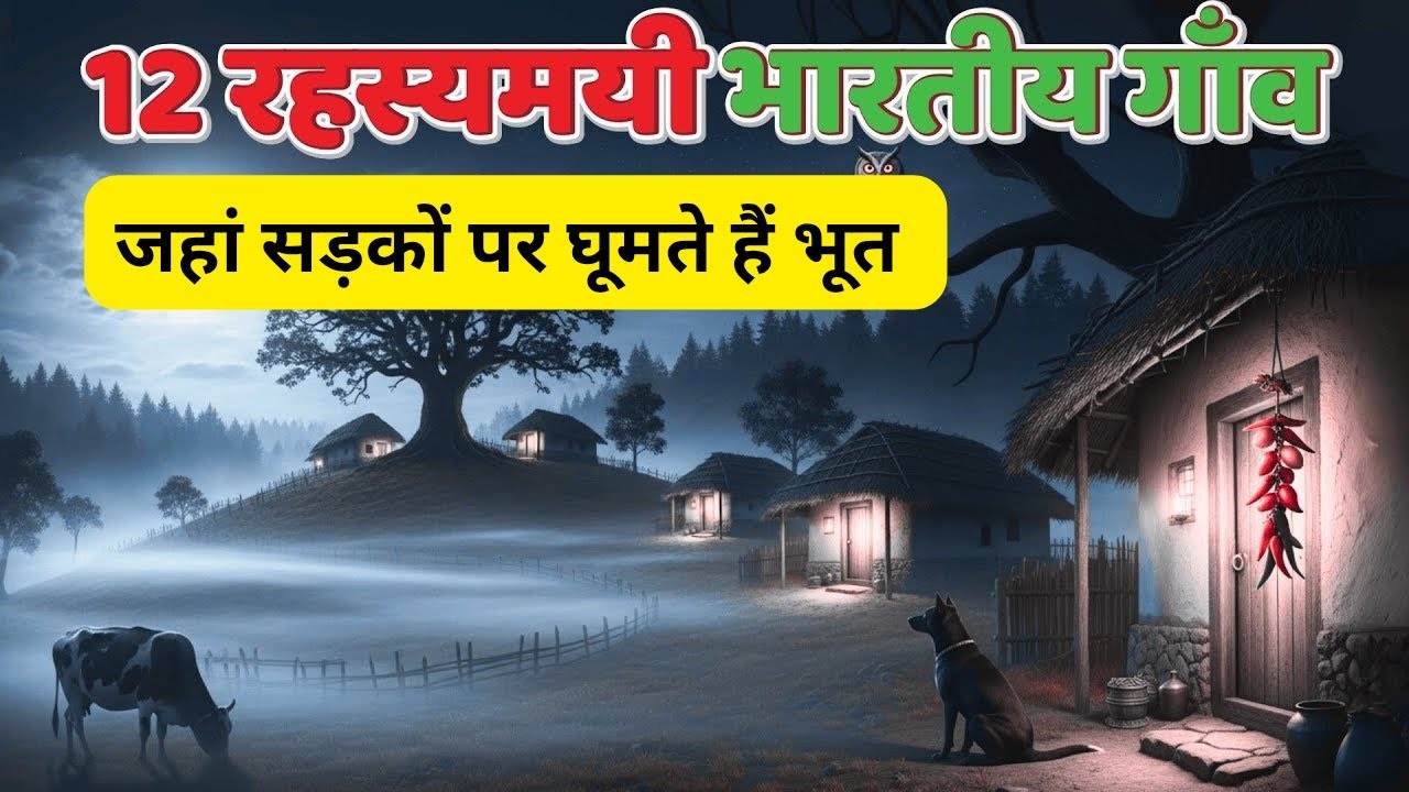12 रहस्यमयी भारतीय गाँव | Haunted Indian Villages | Real Ghost Stories ...
