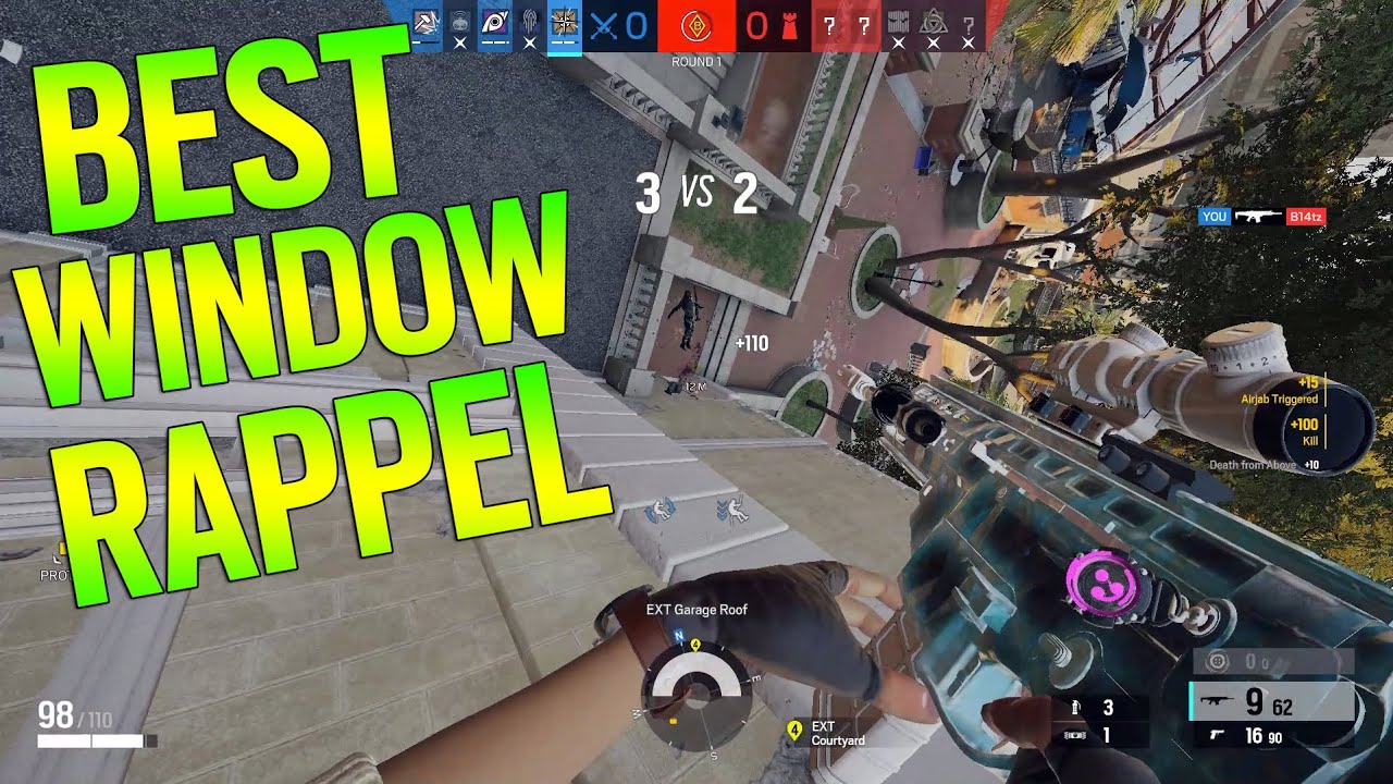 Best window to Rappel in Rainbow Six Siege - YouTube