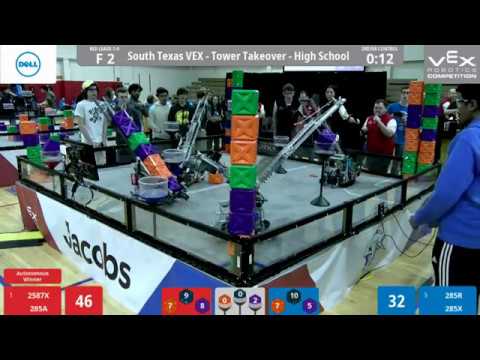 South Texas Vex Tower Takeover States Finals 2 - YouTube