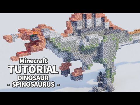 [Minecraft] - How to build a Spinosaurus - [Tutorial] - YouTube