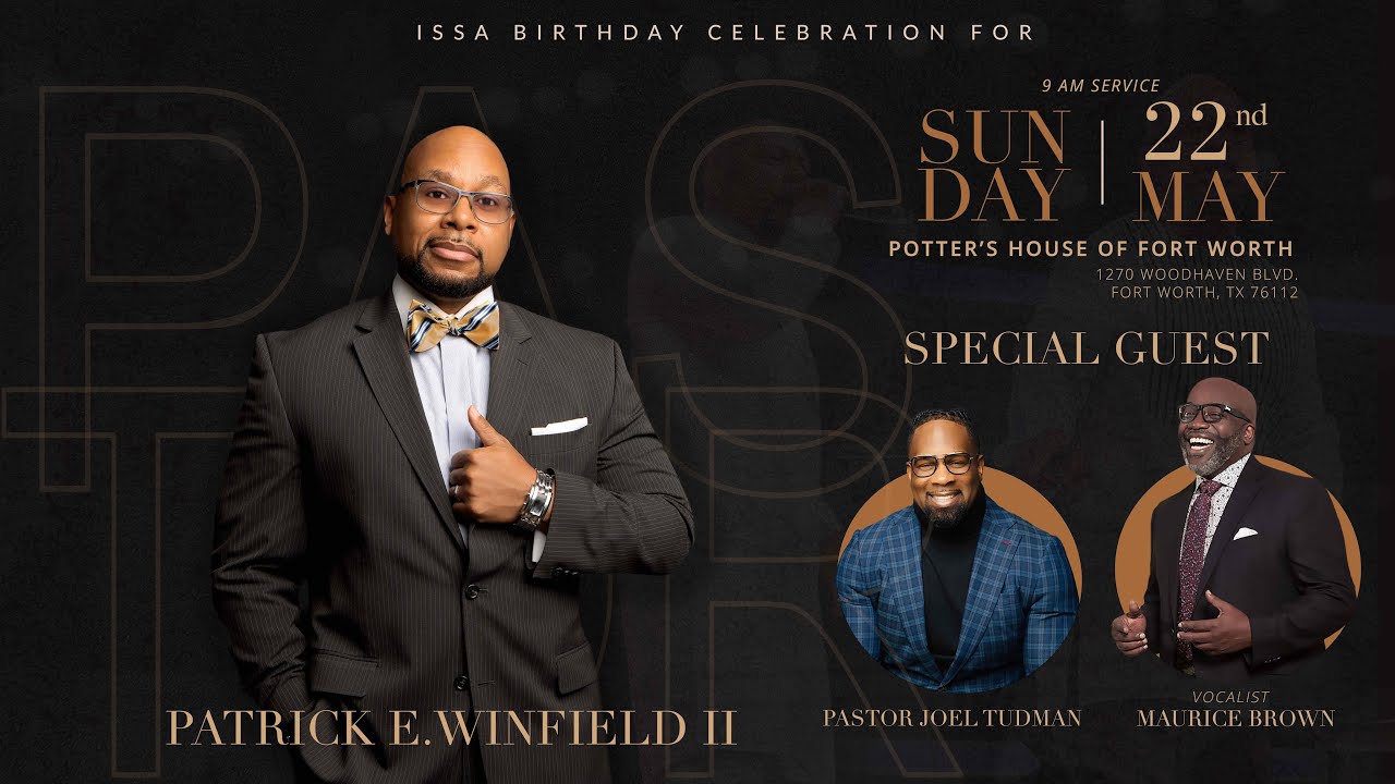 Issa Birthday Celebration for Pastor Patrick E. Winfield II - YouTube