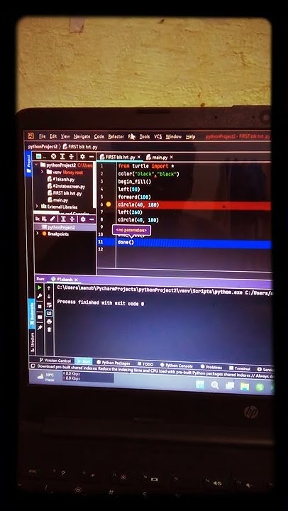 python code for fun on Pycharm(IDE) - YouTube