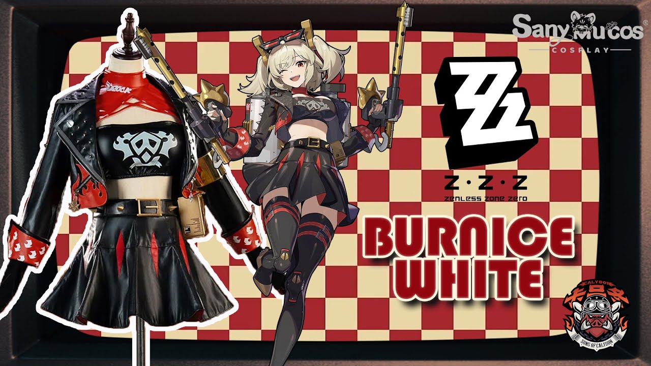 【SanyMuCos】Game Zenless Zone Zero Cosplay Burnice White Cosplay Costume ...