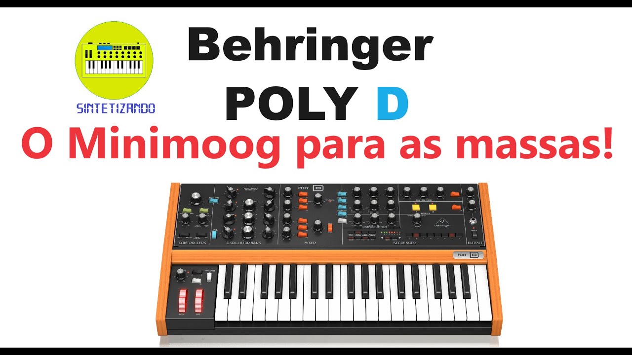 Behringer Poly D - O Minimoog para as massas! - YouTube
