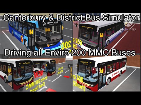 Driving All ENVIRO 200 MMC Buses in Canterbury & District Bus Simulator ...