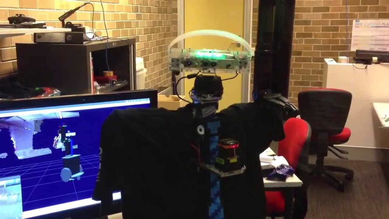 UTS Robot Ray in Building 2 - YouTube