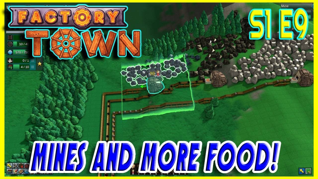 Finally Mining And MORE Food Options For ALL! | Factory Town | S1 E9 ...