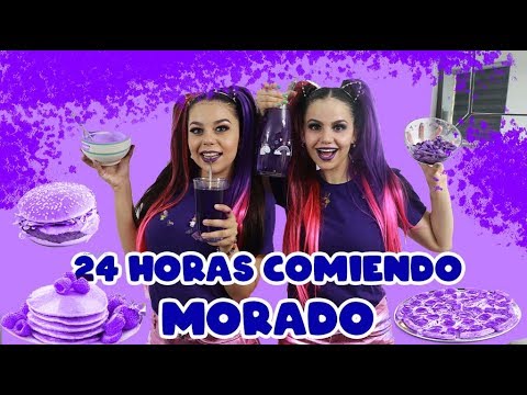 24 HORAS COMIENDO MORADO / Gaby y Gilda