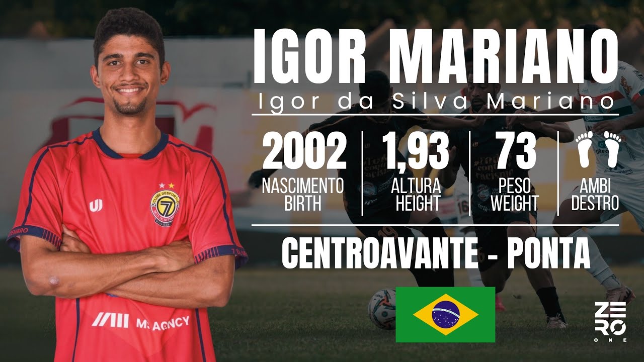 Igor Mariano | Centroavante - Ponta | Material de Vídeo Atualizado (2025) - YouTube