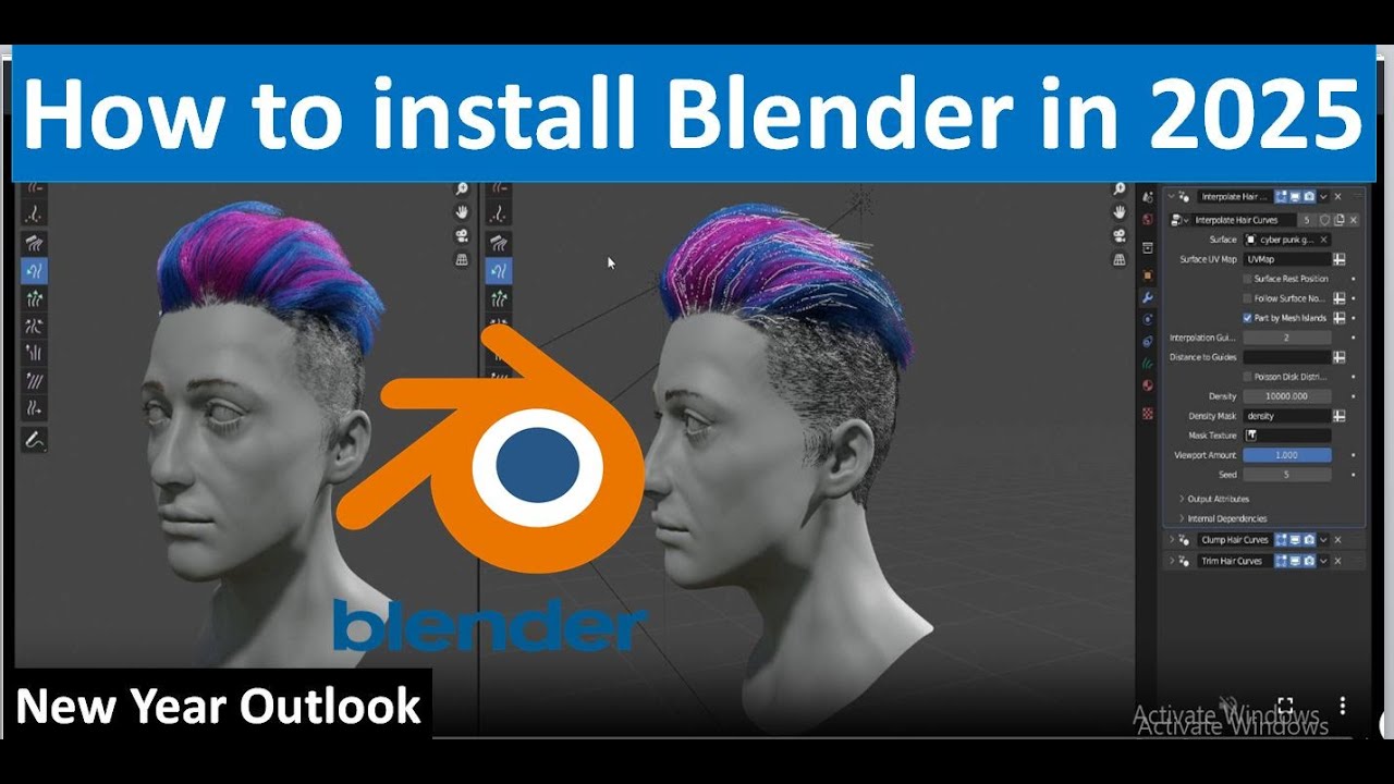 How to download and install blender on your PC for free in 2025 - YouTube