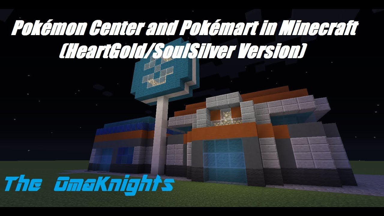 Pokémon Center and Pokémart in Minecraft! - YouTube