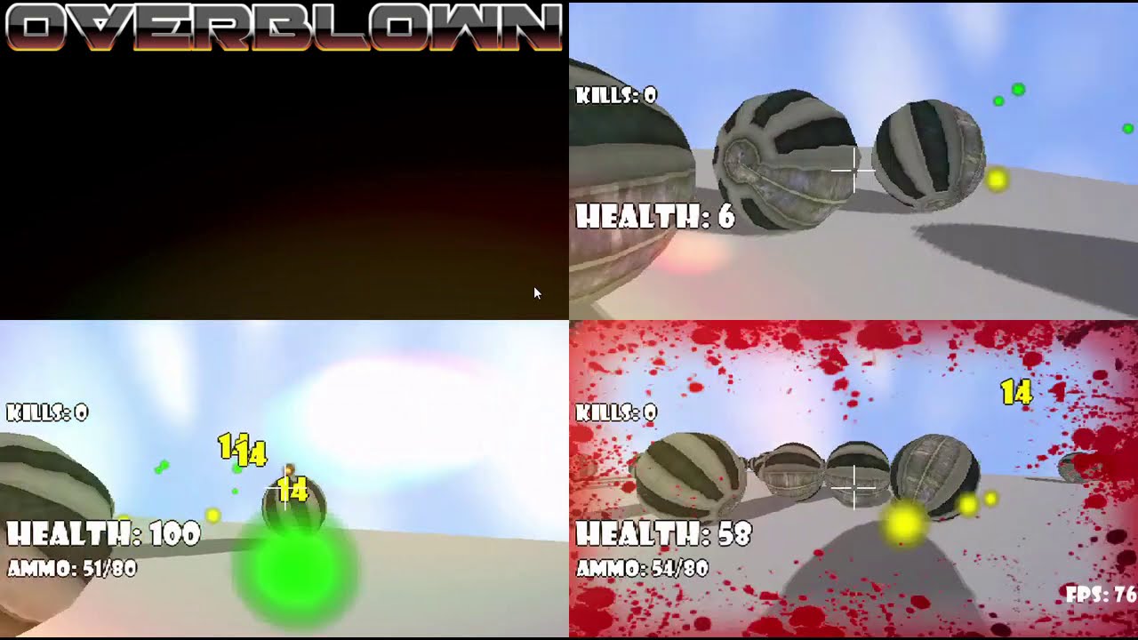 Overblown Gameplay #2: Playing game mode "What the Ball" - YouTube