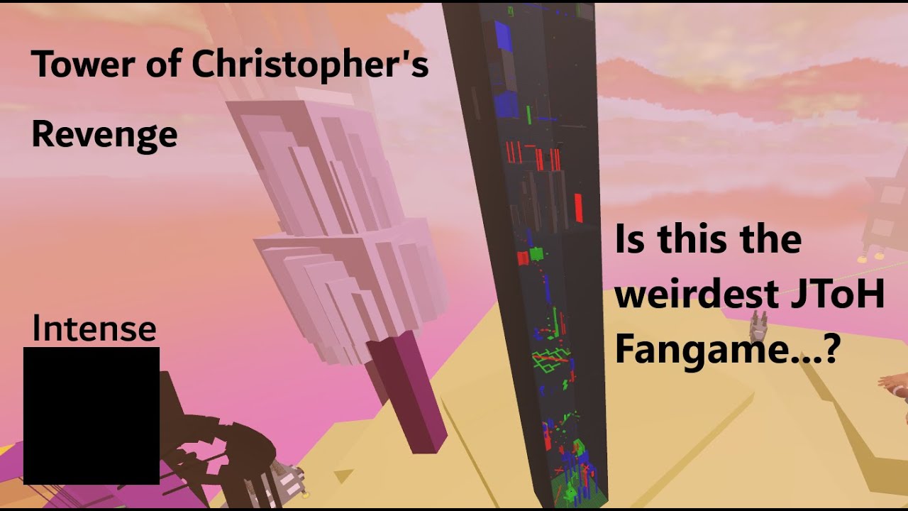 I made a tower for the WEIRDEST JToH Fangame (Towers of Showers) (Text ...