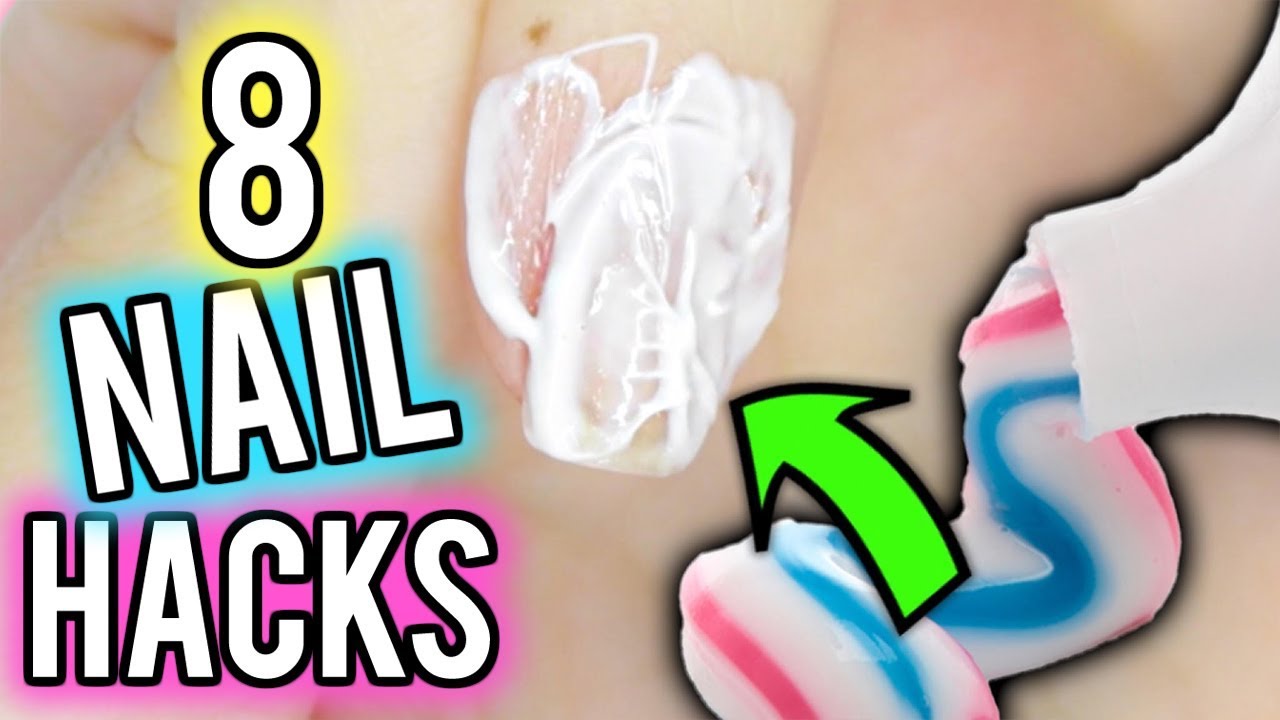 8 Nail Hacks PERFECT For Beginners! - YouTube