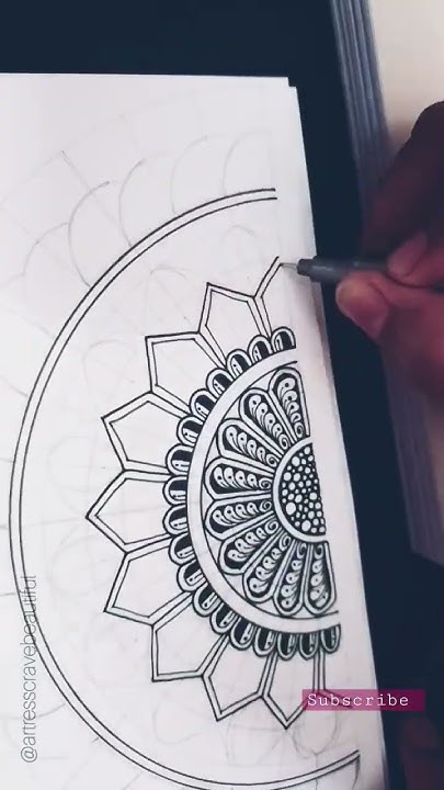 Mandala Art for beginners| How to draw Mandala Art for beginners| easy ...