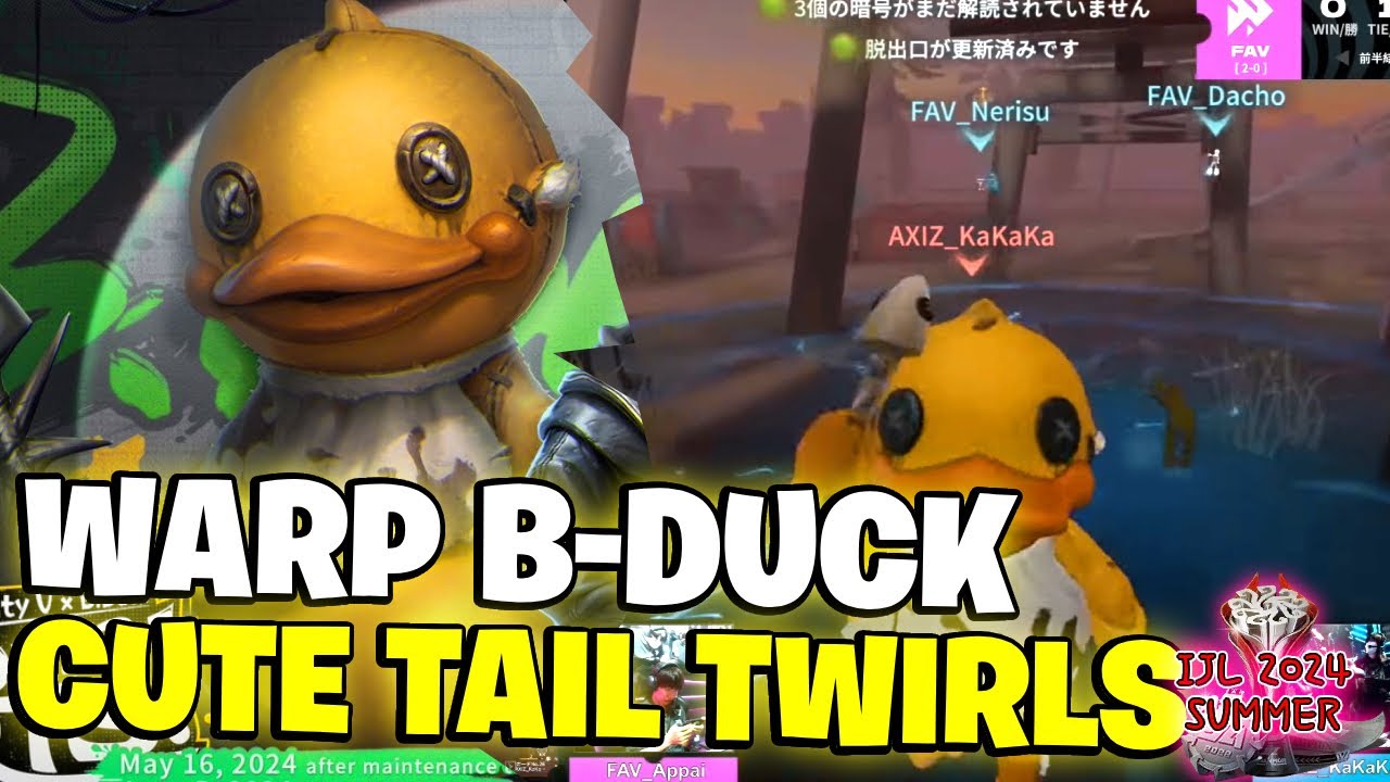 B-DUCK with Warp is CUTE - YouTube