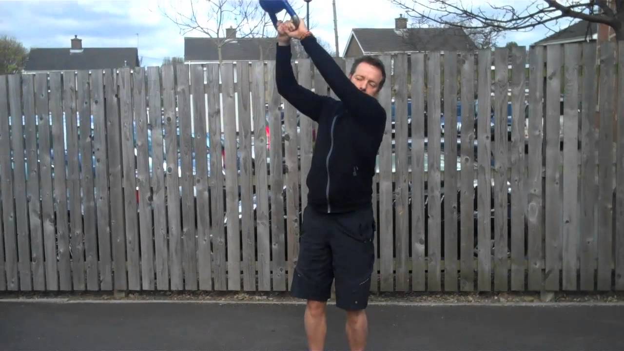 TriathlonStrength demonstrates a Kettlebell Woodchop - YouTube