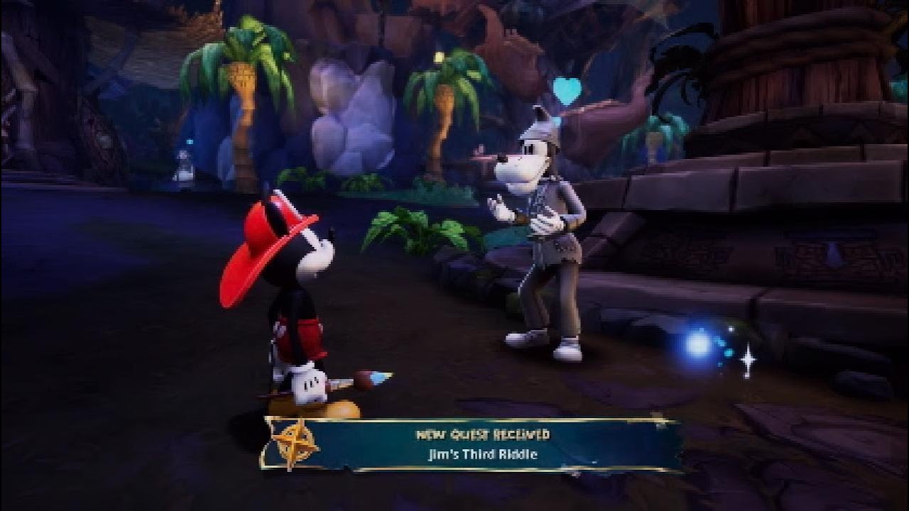 Epic Mickey Rebrushed Jim's Third Riddle - YouTube