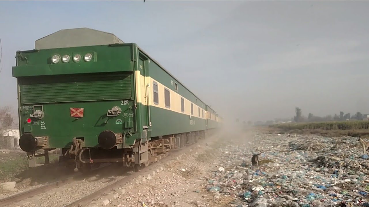 FGIR Special Inspection Car Attached With 129 Up Thal Express||Passing ...