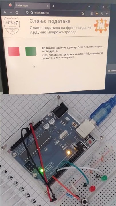 Serial Communication Arduino And Nodejs Server Youtube