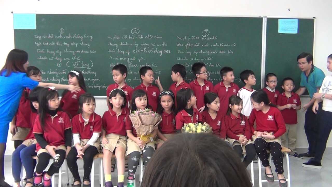 Lớp 3A1 hát mừng ngày 20/11/2016 (2) - YouTube