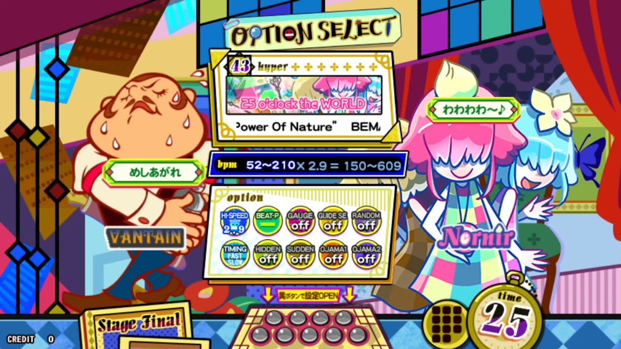 【pop'n music】 25 o'clock the WORLD [Hyper] PERFECT - YouTube