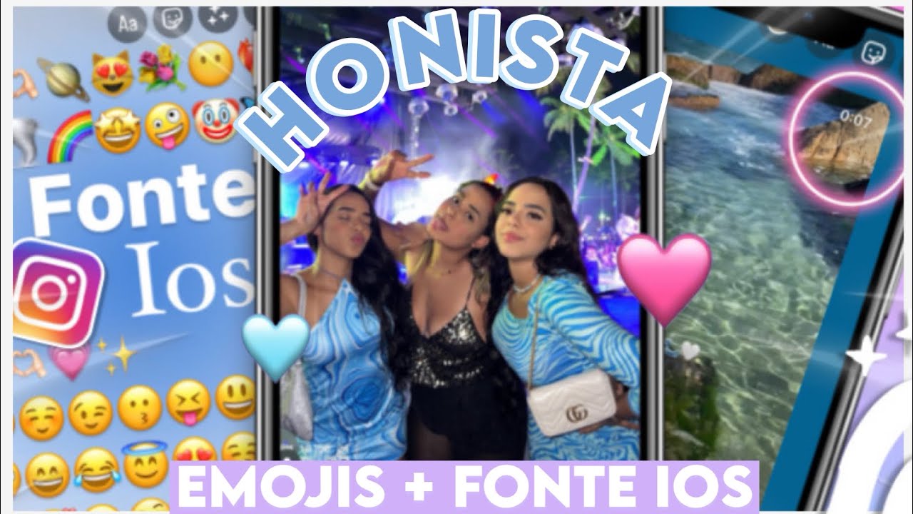 HONISTA V6.0 ATUALIZADO 2023 🍎 INSTAGRAM ESTILO IPHONE COM EMOJIS IOS ...