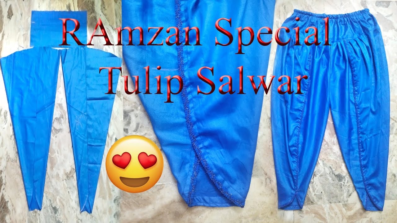 tulip salwar || tulip salwar by tailor naaz || Sewing tips and tricks ...