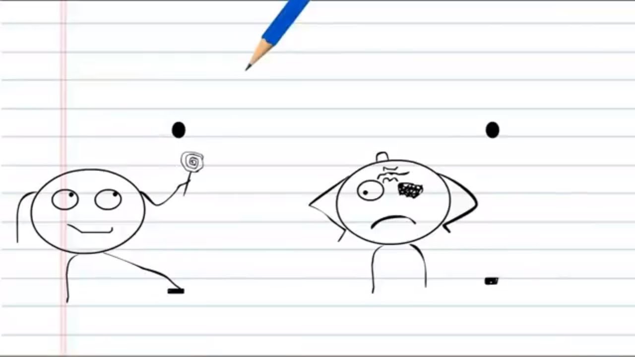 Pencil 2D Animation Cartoons | Crazy Man | Pencilmation Cartoons For ...