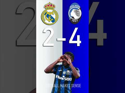 Real Madrid vs Atalanta : UEFA Super Cup Score Predictor - hit pause or screenshot