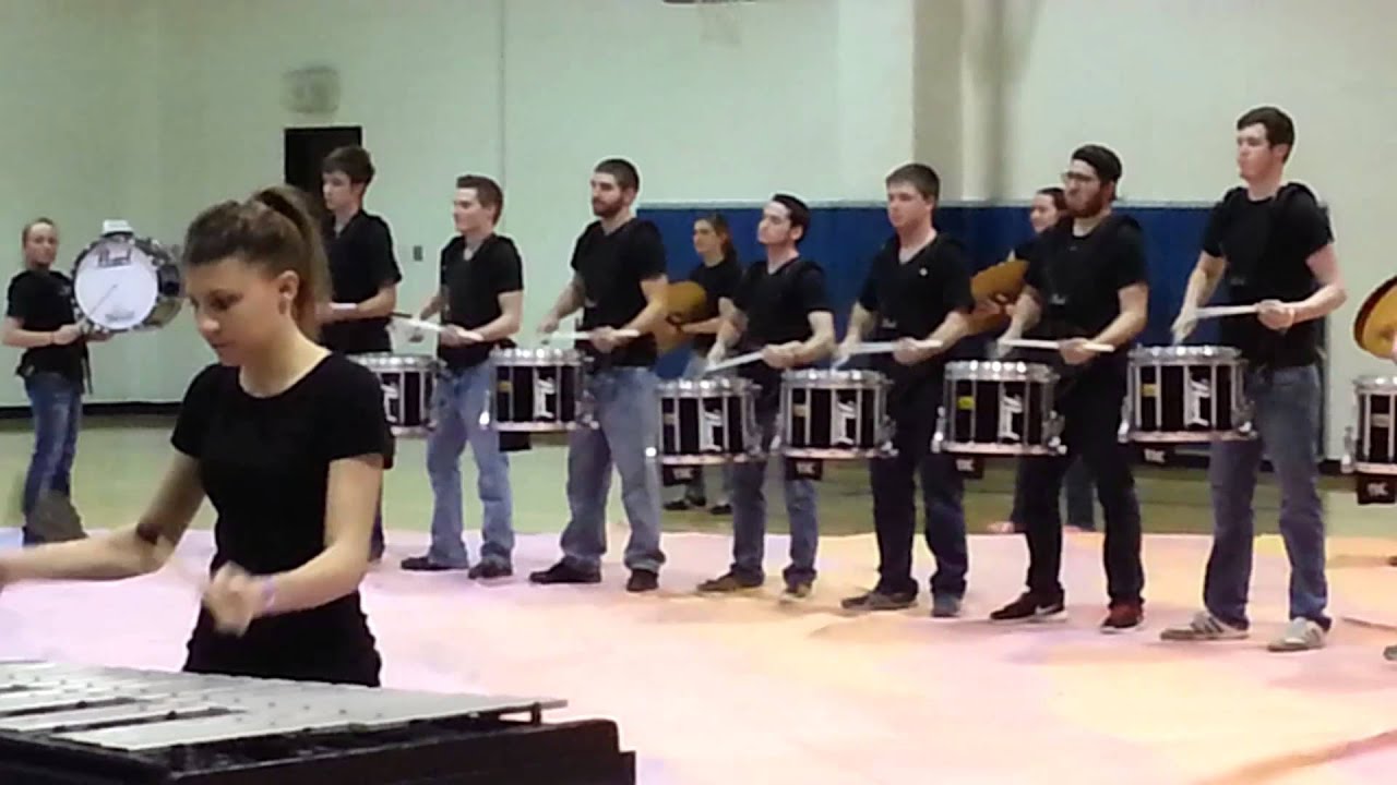 Legacy Indoor Percussion 2014 "Treasure" Warm-Up Arc - YouTube