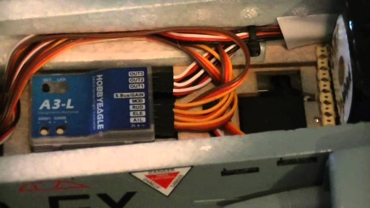 Hobby Eagle Gyro Setup Freewing Mirage 2000 Matt Maryan - YouTube