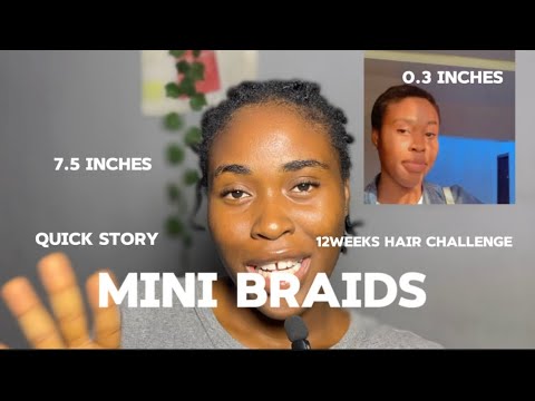 12-Week Mini Braids Challenge: Transform Your Hair This Year-End|Quick ...