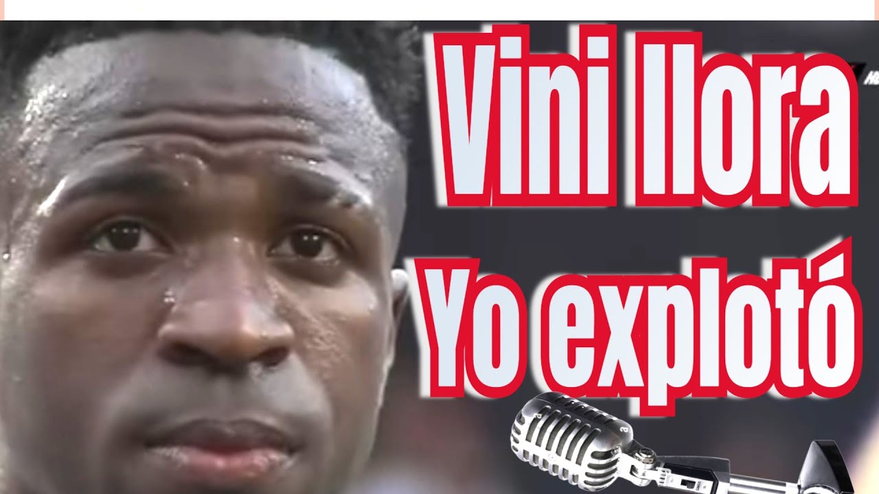 CAPTAN LA IMAGEN DE VINICIUS LLORANDO/ REAL MADRID O PARAS ESTO O TE ...