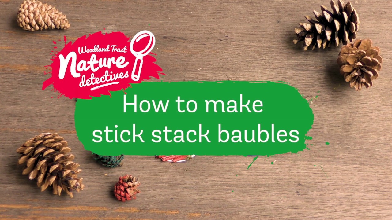 Stick stack baubles - Christmas craft for kids - natural crafts ...