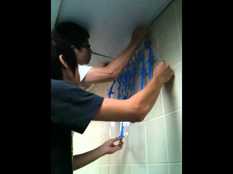 How to Install wall stickers //step2 - YouTube