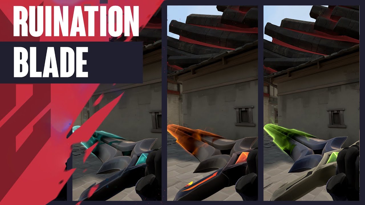 Ruination Blade Skin Showcase (Ruination Knife) - Valorant Ruination ...