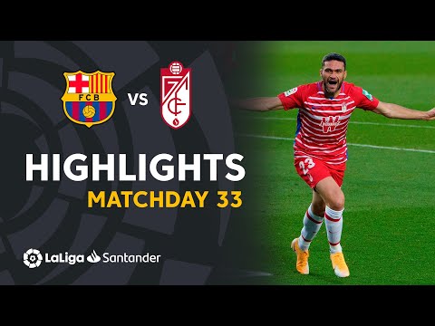 Highlights FC Barcelona vs Granada CF (1-2)
