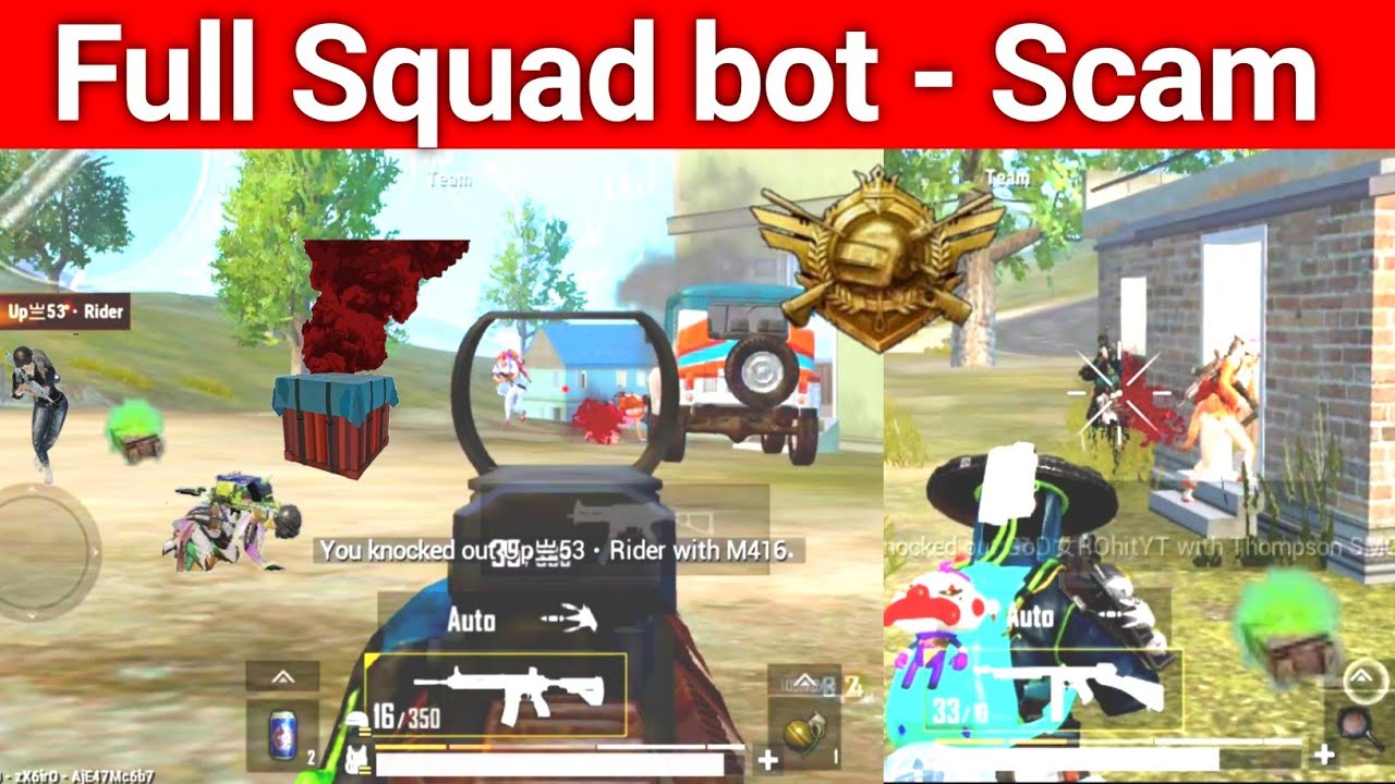 Full Camper Squad bot Scam in pubg lite | pubg lite montage | pubg lite new update | bgmi lite ...