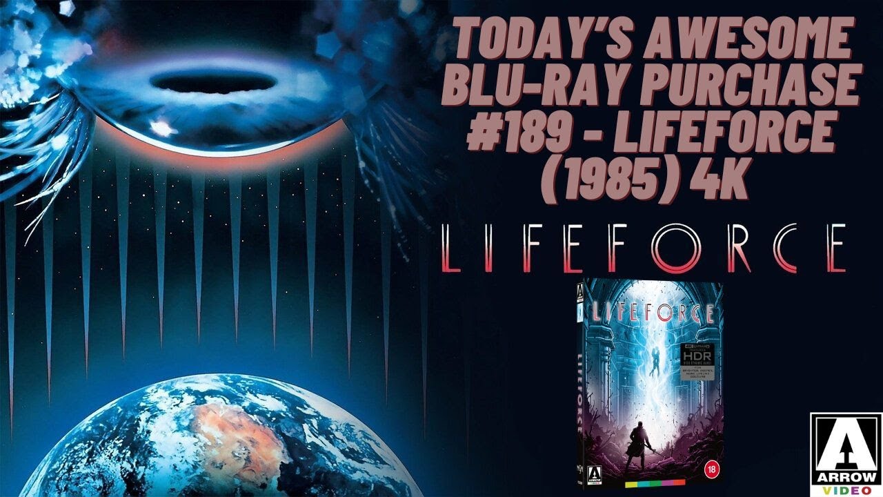 TODAY'S AWESOME BLU-RAY PURCHASE #189 - Lifeforce (1985) 4K - YouTube
