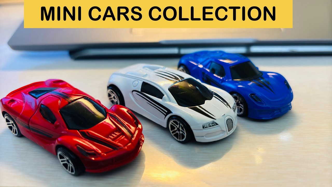 Red Ferrari and Black Mustang Mini Cars | My Mini Cars collection - YouTube