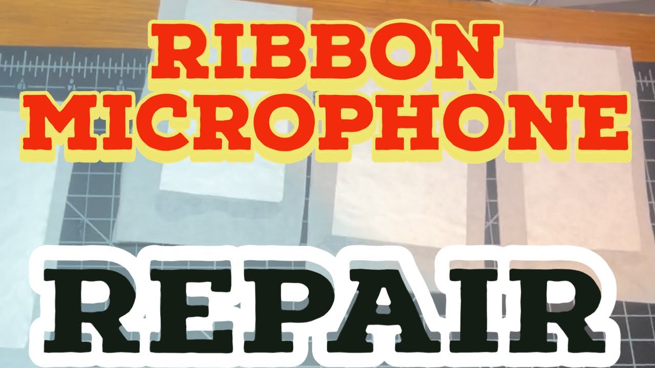Ribbon Microphone Pro Tip repair - YouTube